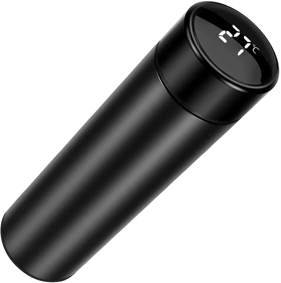 Smart Flask 500ml with LED Temperature Display – Sarava.in